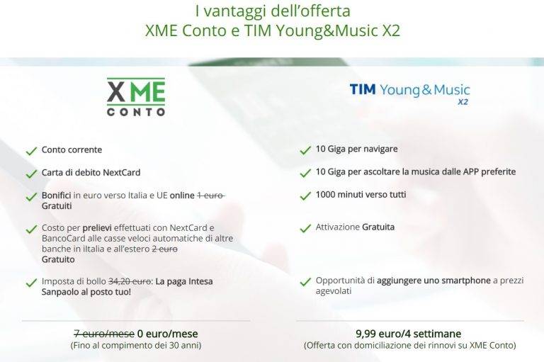 Conto Intesa San Paolo XME Under 30, scopriamo i vantaggi